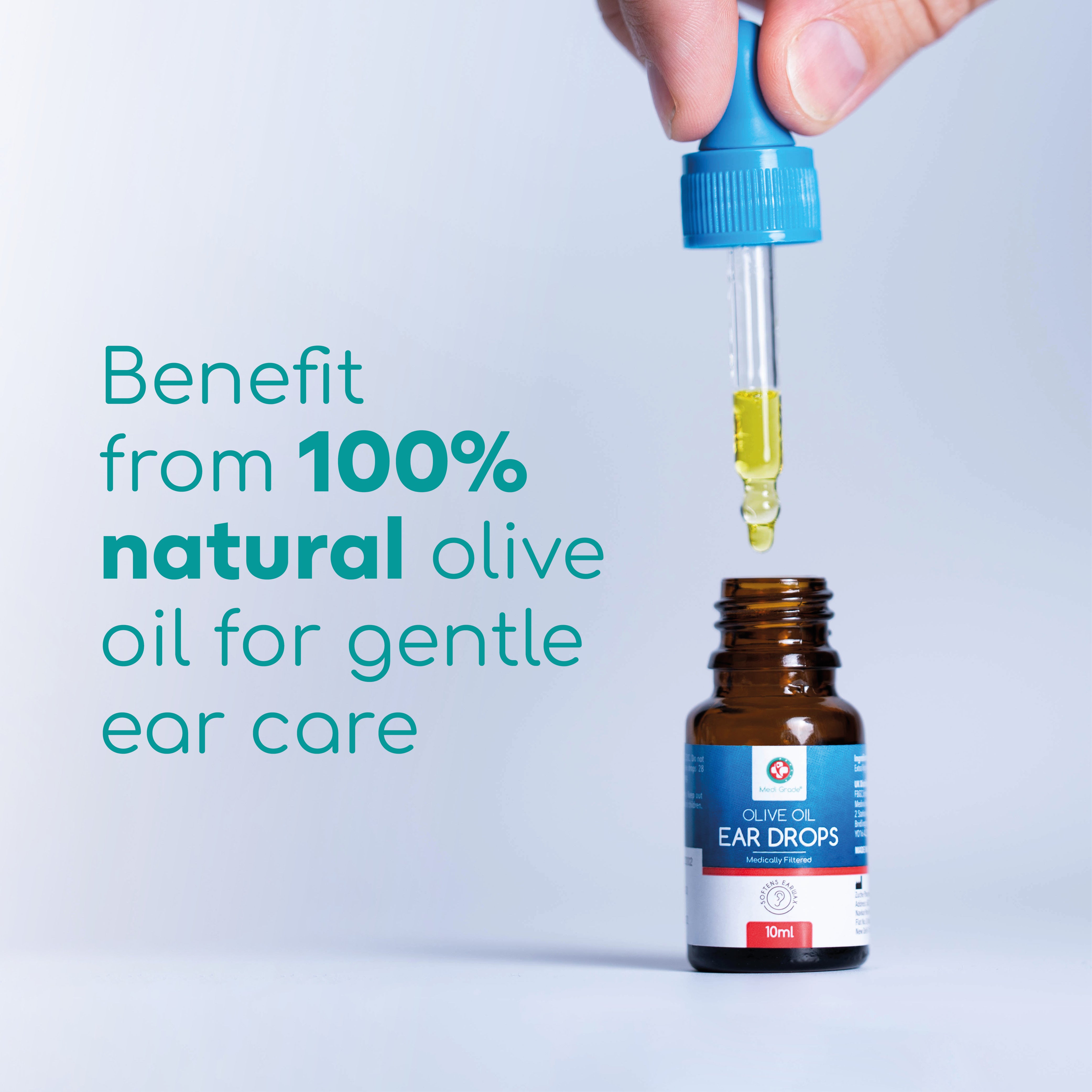 Medi Grade Ear Washer Kit | Ear wax cleaner with Olive Oil Included